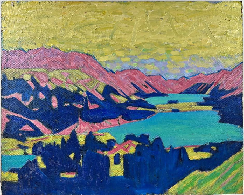 Alfredo Walter Grosser Landschaft Gemälde (Gebraucht) in Neuhausen am Rheinfall für CHF 160 ...