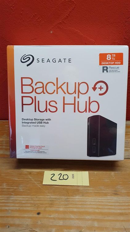 Backup Plus Hub 8 TB Seagate (220) (Neu und originalverpackt) in Dorf für CHF 115 – mit ...