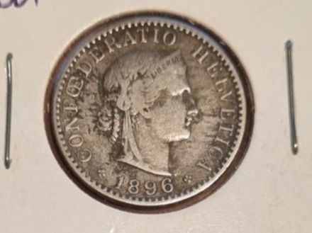 20 rappen 1896 ABART 20° (Gebraucht) in Bure für CHF 8 – mit Lieferung auf Ricardo kaufen