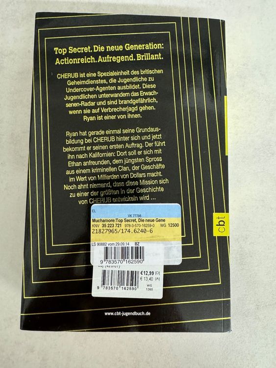 Robert Muchamore - Top Secret - Die neue Generation 1 (Gebraucht) in Geroldswil für CHF 3 – mit ...