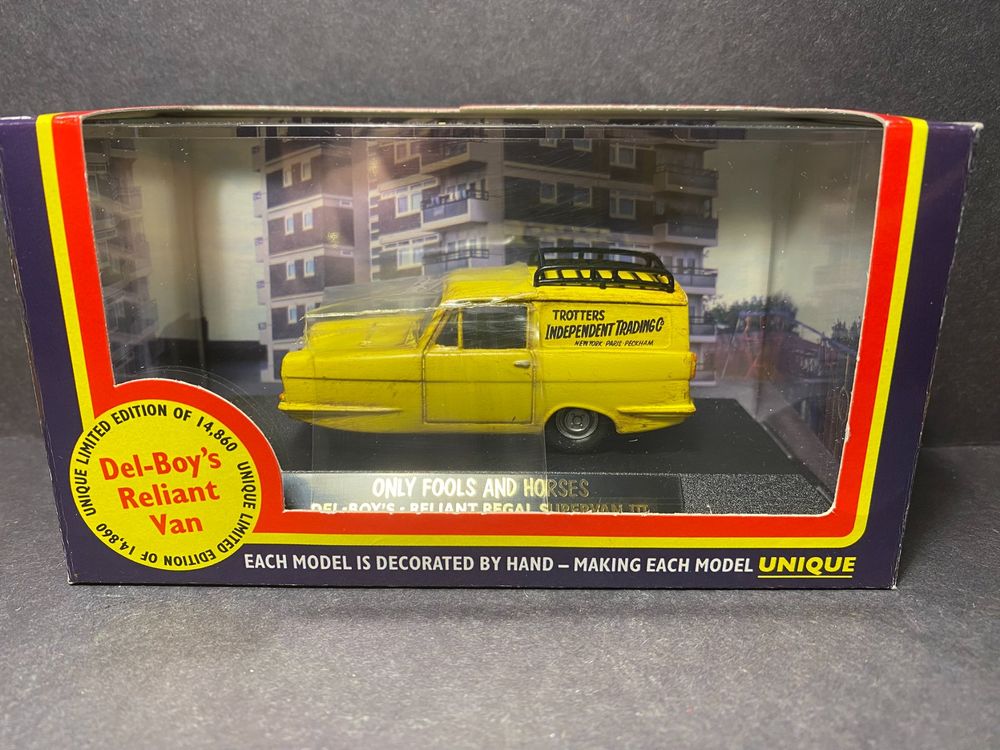 Del-Boys Reliant Regal Supervan III - Vanguards 1:43 OVP (Neu und ...