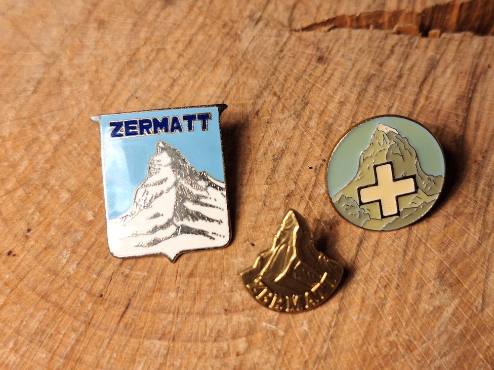 *ZERMATT*MATTERHORN*3ER*PIN*LOT*WUNDERSCHÖNES*SET* | Kaufen auf Ricardo