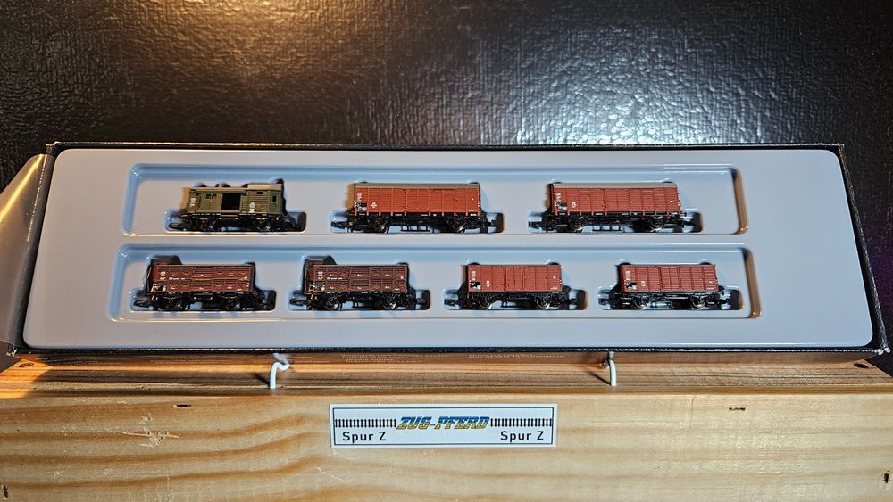 82523: Güterwagen-Set "Viehtransport" mit sieben Wagen, TOP! (Neu ...