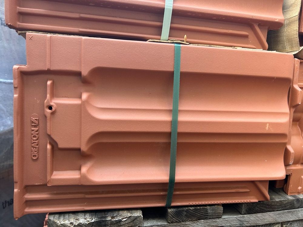 Ziegel Doppelmulde Natur Rot, 600 Stck Creaton, RATIO HON (Neu (gemäss ...