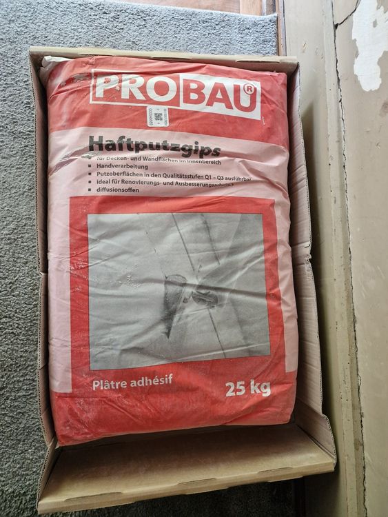 Gips (Haftputzgips) 25kg | Kaufen auf Ricardo