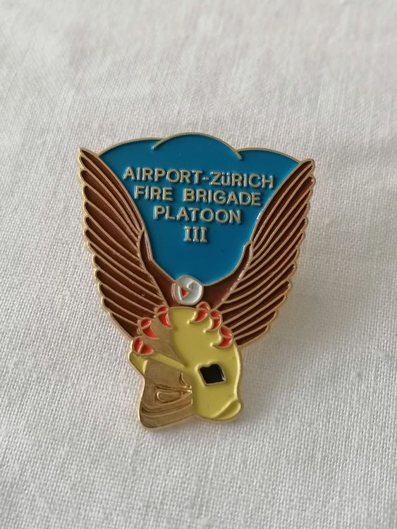 Pin Airport Zürich Platoon III Fire Brigade (Gebraucht) in Basel für ...