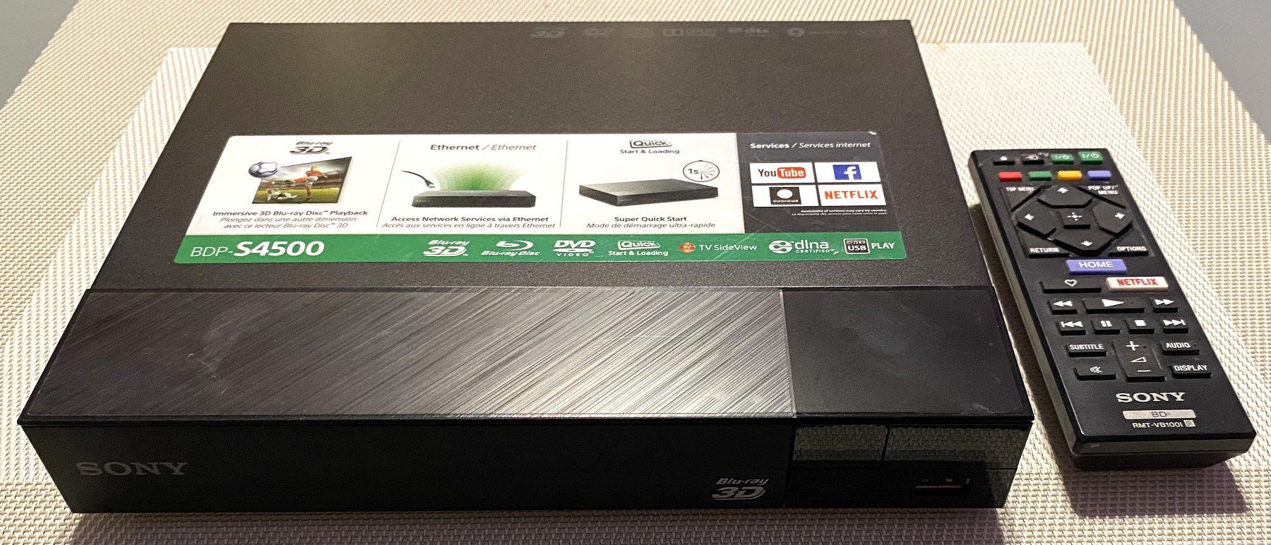 Sony BDP-S4500, Smart Blu-Ray-Disc Player & DVD (Gebraucht) in ...