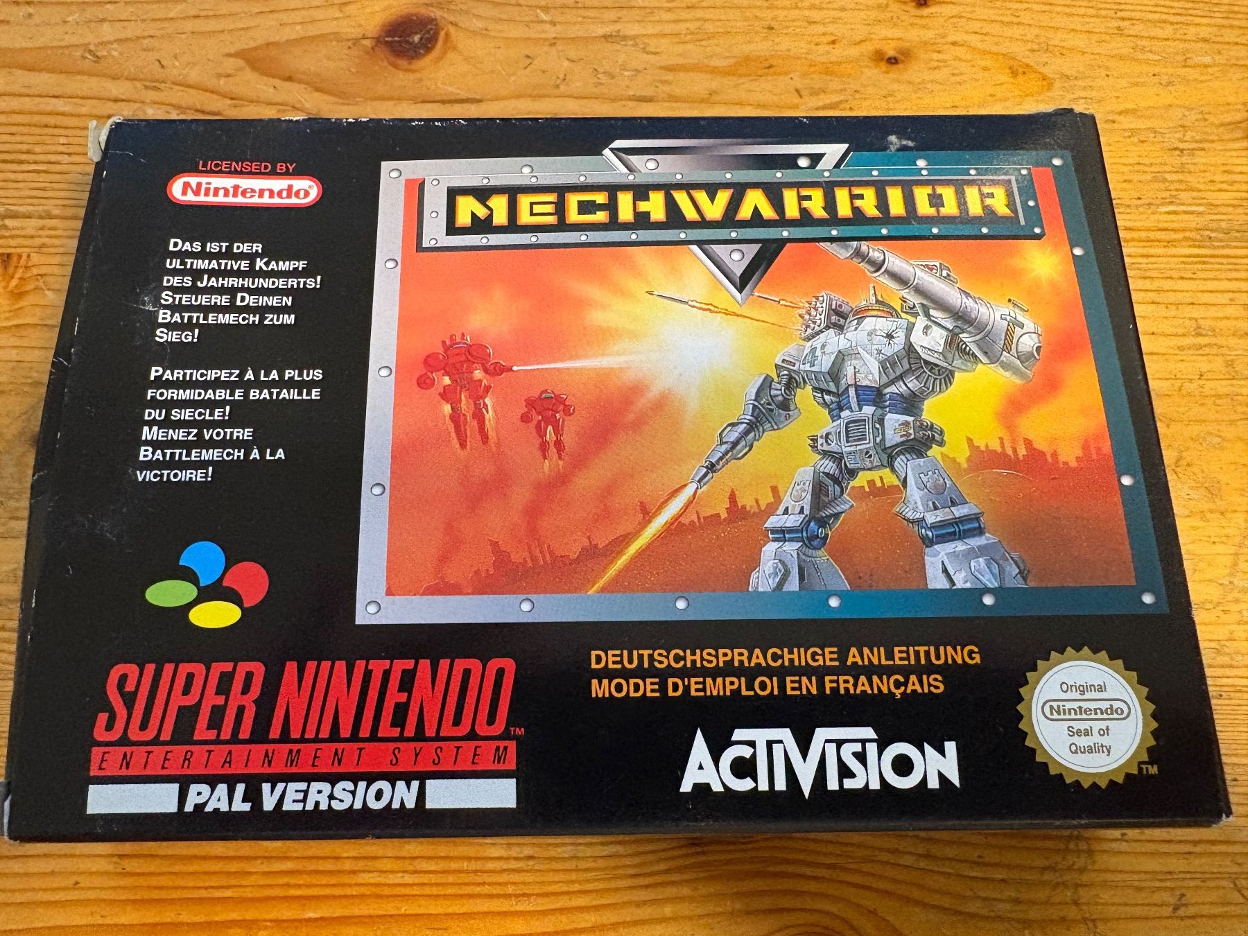 SNES MechWarrior PAL komplett mit Box & Anleitung (Gebraucht) in ...