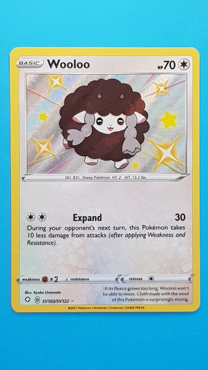 Wooloo – Shiny Rare – Shining Fates - EN | Kaufen auf Ricardo