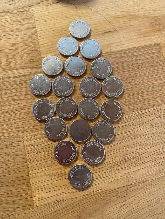 20 Jetons Autorep AG Triengen (Gebraucht) in Vilters für CHF 9 – mit Lieferung auf Ricardo kaufen