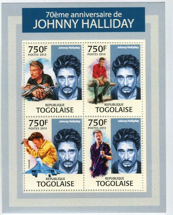 Block "Johnny Hallyday". Togo. (Neu und originalverpackt) in Basel für ...