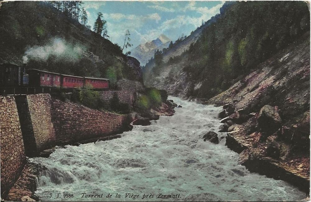 Visp Zermatt Bahn VS Dampflokomotive1920 (Neu (gemäss Beschreibung)) in ...