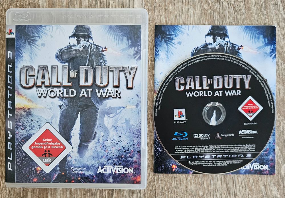 Call of Duty World at War (PS3 Spiel) (Gebraucht) in Holziken für CHF 5 – mit Lieferung auf ...