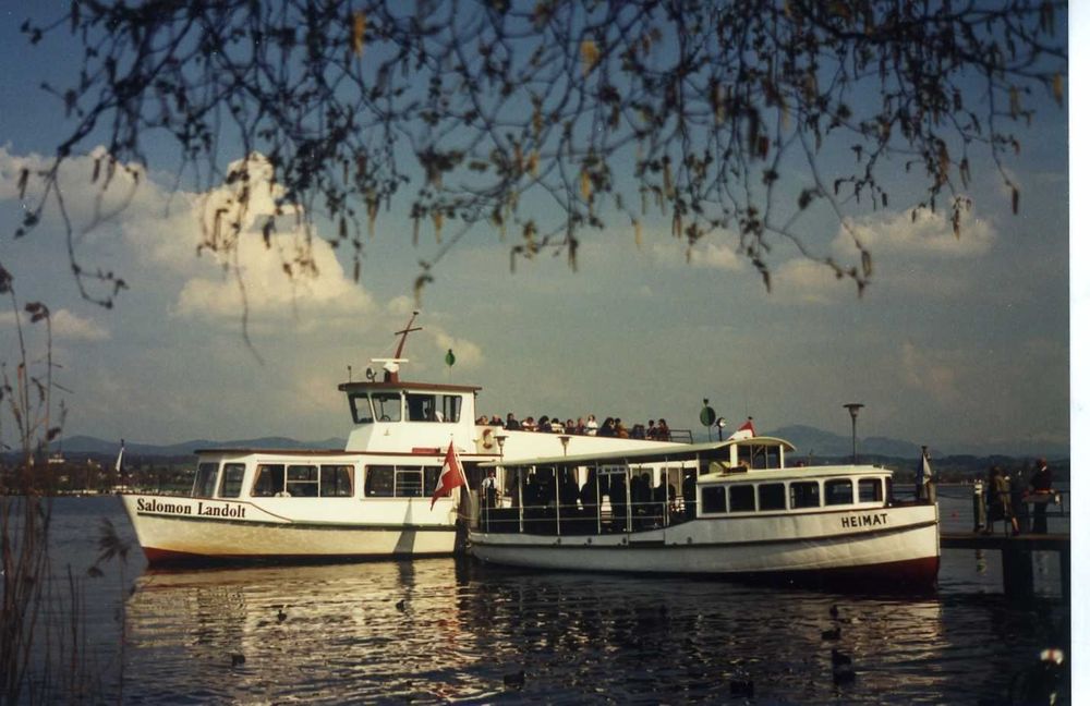 Farbfoto MS Heimat, MS Salomon Landolt, Greifensee, Schiffe | Kaufen ...