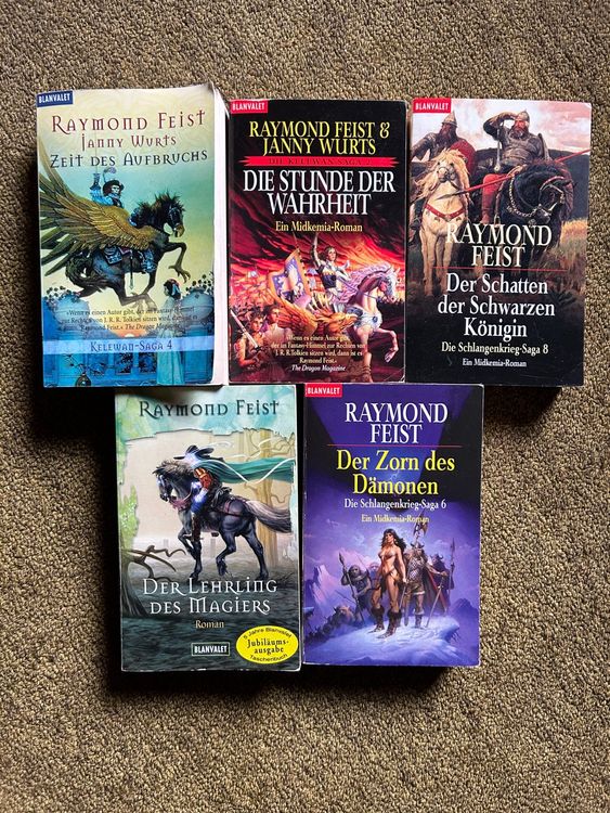 5 Raymond Feist Bücher - Schlangenkrieg und Kelewan | Kaufen auf Ricardo