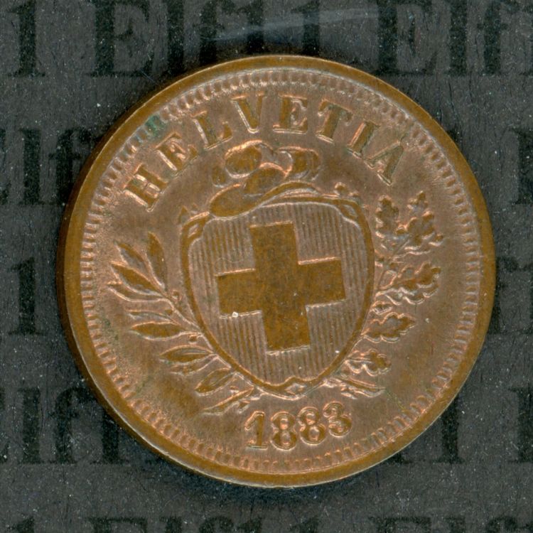 CHF___0.01 1883 stgl 1 Rappen (Neu (gemäss Beschreibung)) in Widnau für CHF 99 – mit Lieferung ...
