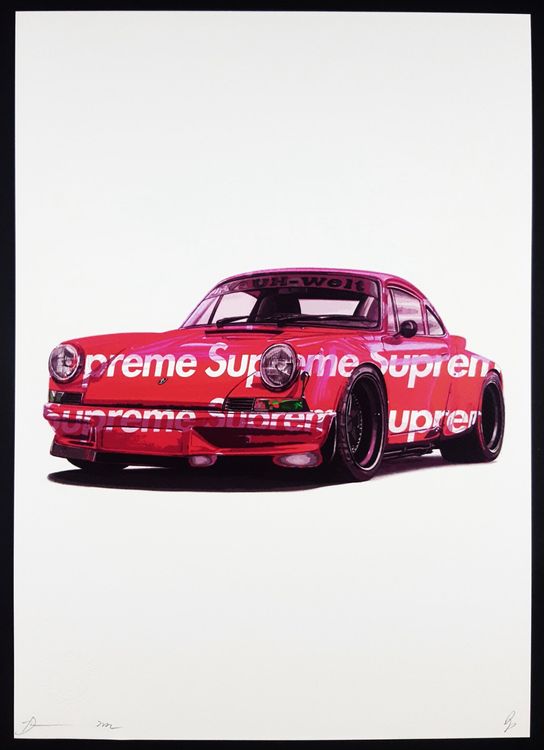 Death NYC Ltd Ed Graffiti Pop Art Druck Supreme Porsche 911 | Kaufen ...