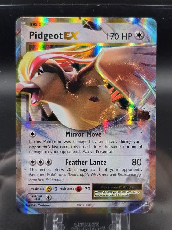 Pidgeot EX #64 XY Evolutions NM / 🇬🇧 (D'occasion) à COINTRIN pour CHF 4 ...