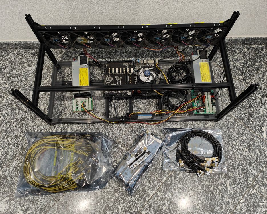 Komplettes Mining RIG ohne Grafikkarten | Kaufen auf Ricardo