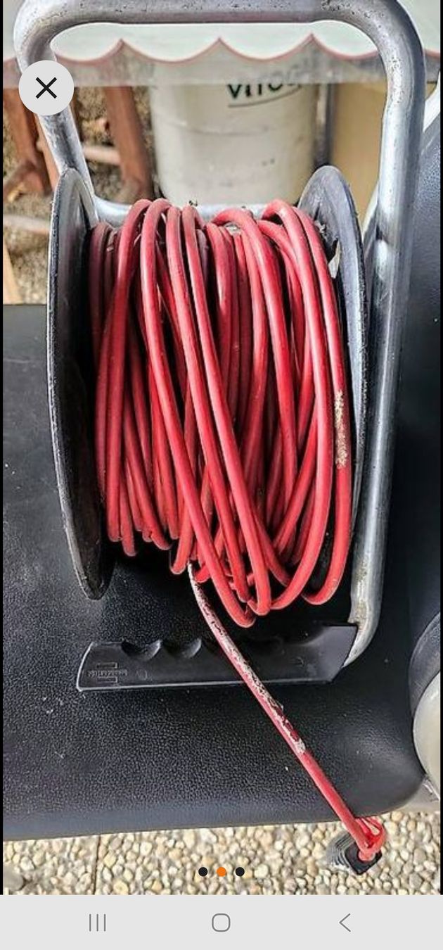 Enrouleur électrique de chantier, câble 33 mètres rouge (Gebraucht) in ...