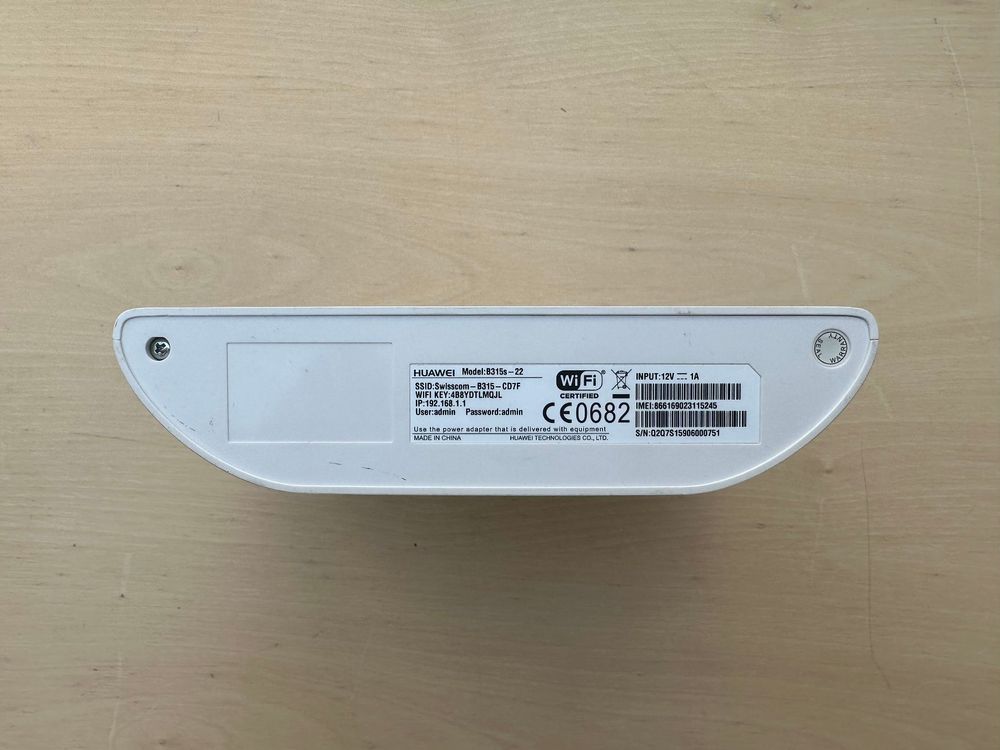 Swisscom Huawei B315s-22 LTE / 4G-Router ab CHF 1.00 (Gebraucht) in ...