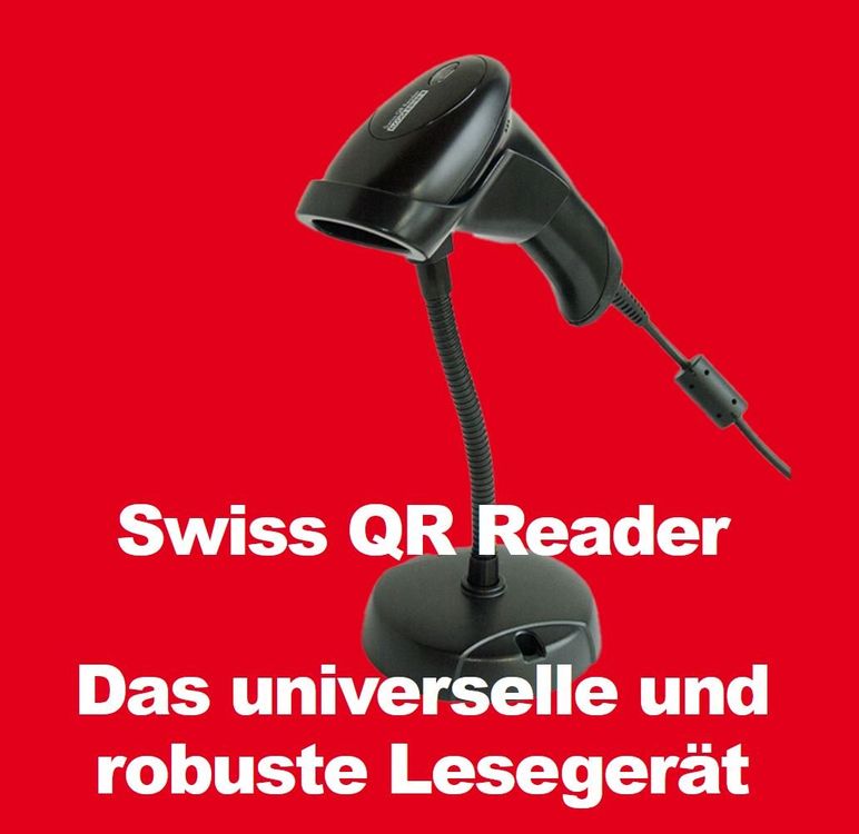 Swiss QR-Reader: Strichcode- und 2D-Code-Lesegerät | Kaufen auf Ricardo