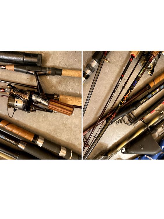 RIESEN Angel Set Fischen Angelausrüstung Angelset Profi (Gebraucht) in ...