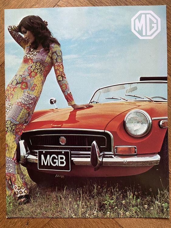 MG MGB Prospekt US Version 07/70 brochure USA Modelyear 1971 (Gebraucht ...