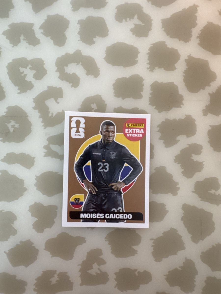 Moises Caicedo Panini WM 2026 Extra Sticker Bronze (Neuf (Voir ...