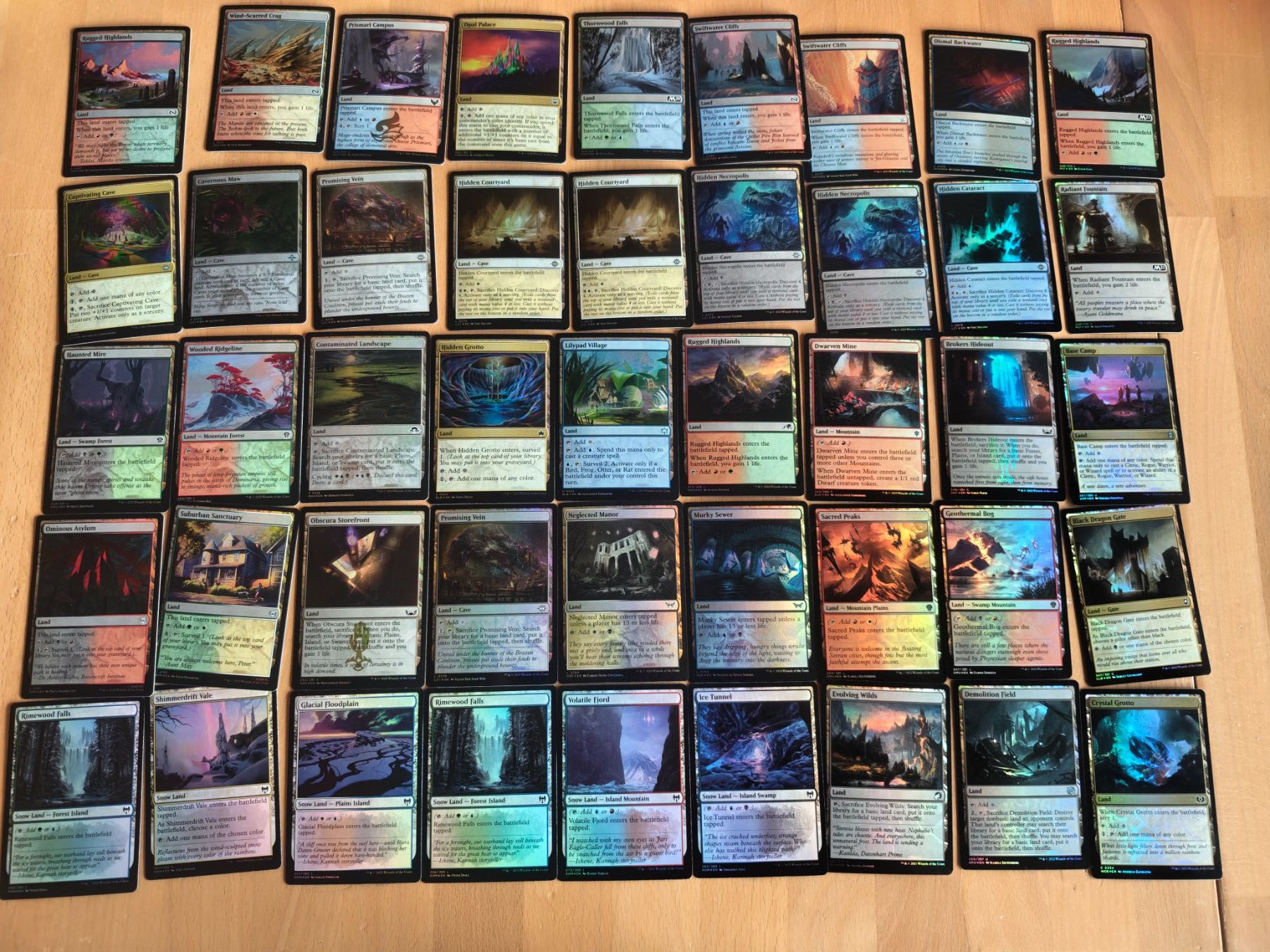 Mtg Diverse Non Basic Lands in Foil Englisch (Gebraucht) in Wolfwil für ...