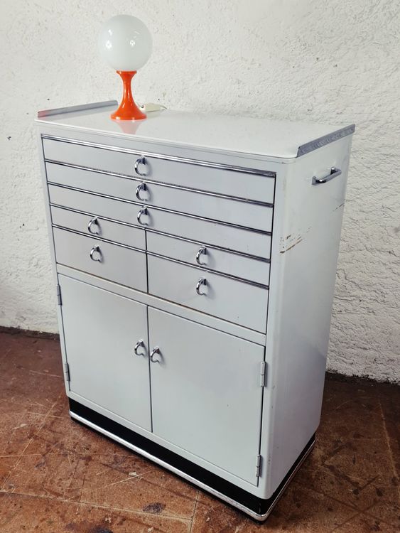 Vintage Arztschrank Zahnarztschrank Baisch Vitrine Kommode (Gebraucht ...