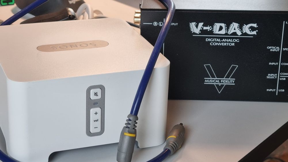 Sonos Connect + Musical Fidelity V-DAC + SPDIF Coax | Kaufen auf Ricardo