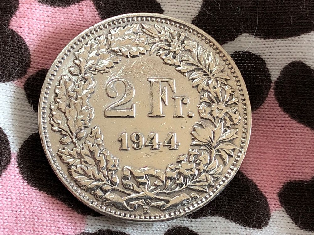 Schweiz 2 Franken 1944 Silber | Kaufen auf Ricardo
