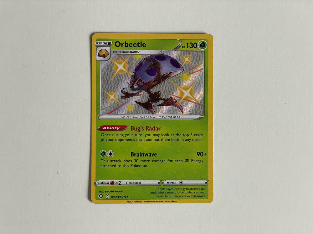 Orbeetle Shining Fates Pokemon EN (Neu (gemäss Beschreibung)) in Zürich ...