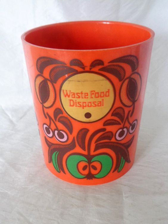Tischeimer 60er Jahre - Waste Food Disposal / Kunststoff (Gebraucht) in ...