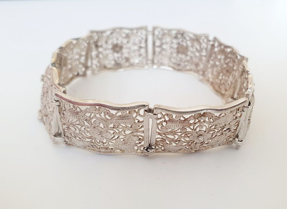 Vintage/Antik 835 Silber Filigran Armband | Kaufen auf Ricardo