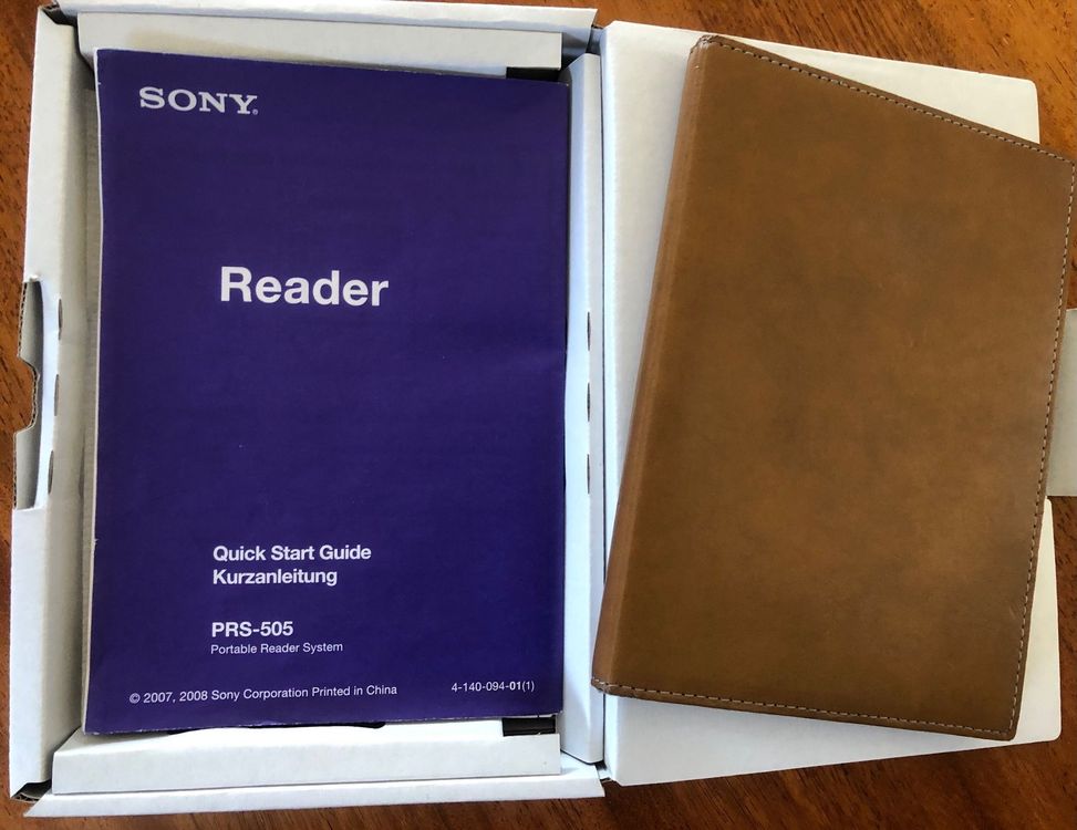 E-Book Reader Sony PRS-505 inkl. Ladekabel und 14 Büchern (Gebraucht ...