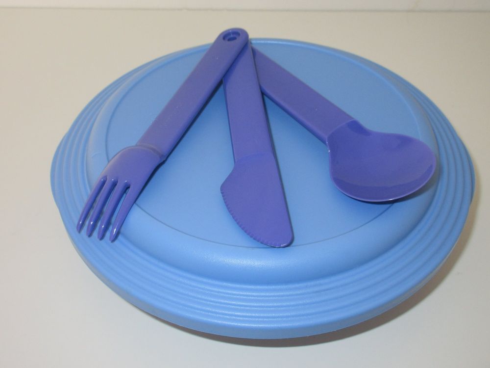Tupperware ♥ Teller mit Deckel und Besteck (Gebraucht) in Baden für CHF ...