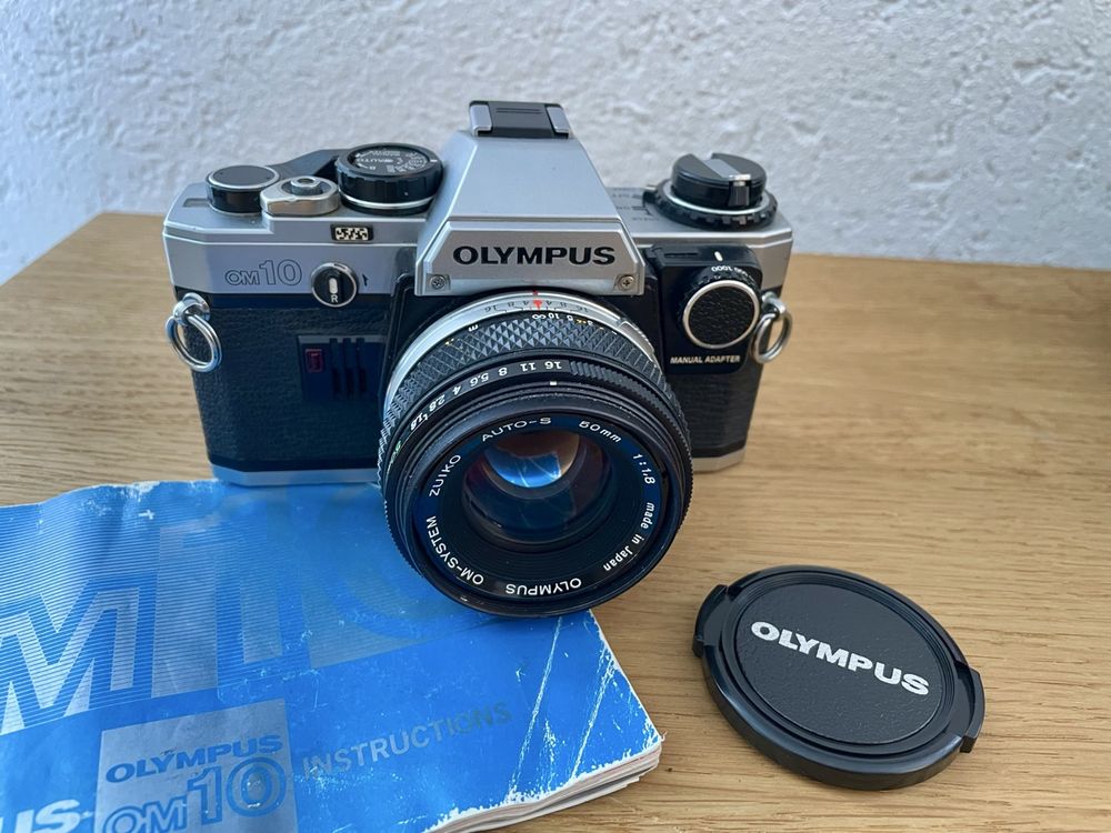 Olympus OM10 mit Manual Adapter und Bedienungsanleitung | Kaufen auf ...