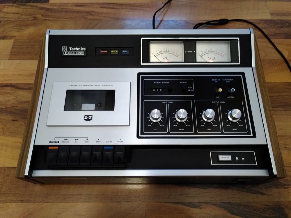 Technics RS-271US Tape Deck, sehr schönes Vintage Tape Deck! | Kaufen auf Ricardo