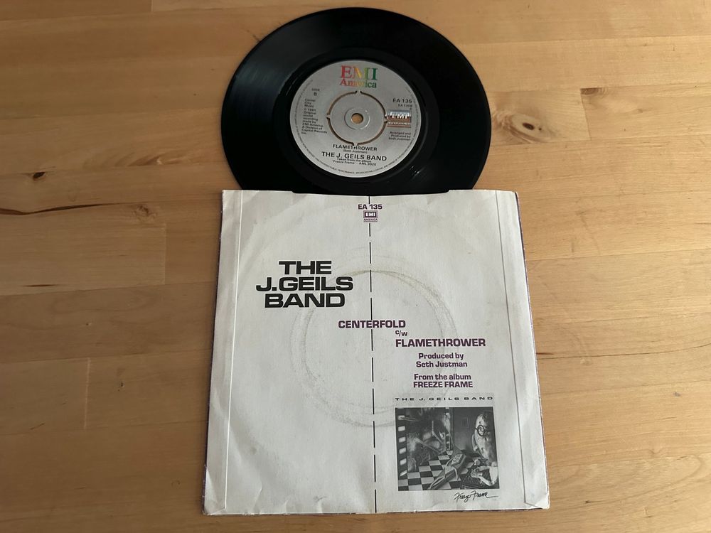 J.GEILS BAND PETER WOLF Kult Single Centerfold rares Cover (Gebraucht ...