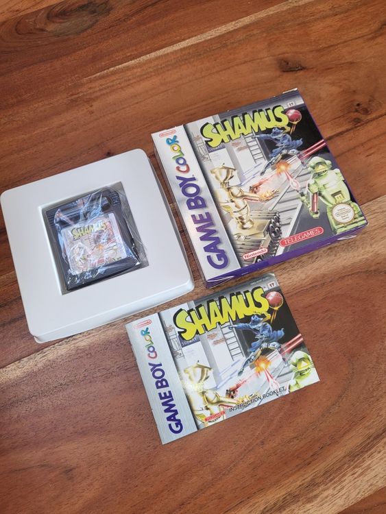 NINTENDO GAME BOY COLOR SPIEL SHAMUS 60 STÜCK (Neu und originalverpackt ...