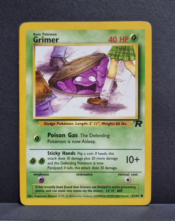 Pokémon Sleima / Grimer 57/82 Rocket Base Set 🇬🇧 (Gebraucht) in Roggwil ...