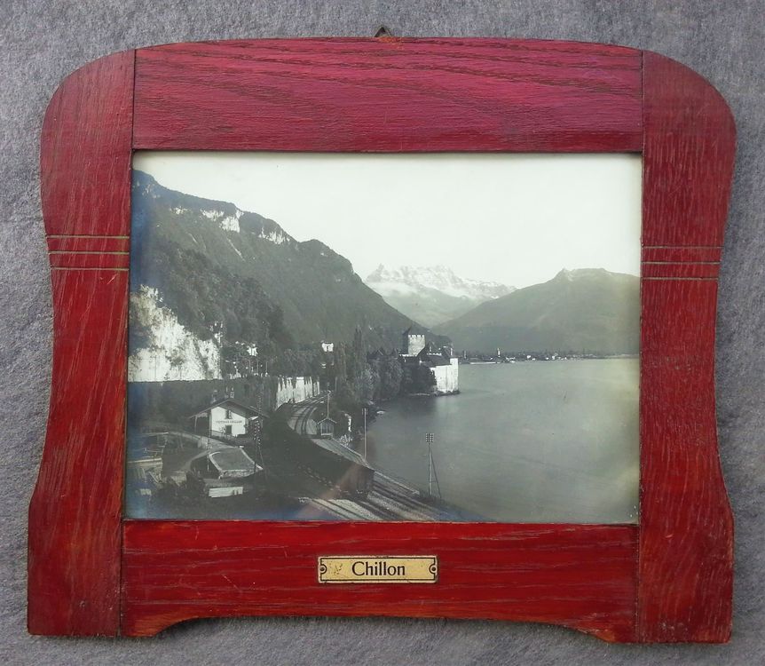 Schloss CHILLON – Silbergelatineabzug, um 1910, gerahmt (Gebraucht) in Oberriet SG für CHF 29 ...