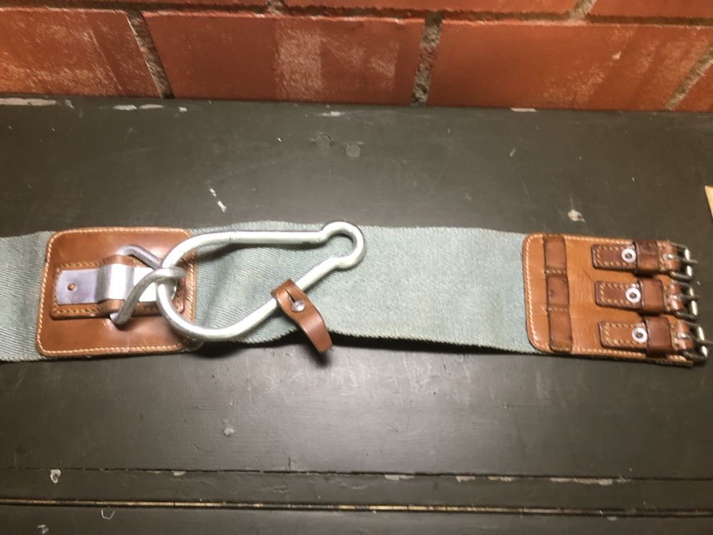 Schweizer Armee Luftschutz Zivilschutz Feuerwehr Gürtel Gurt (Gebraucht ...