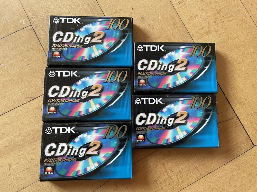 5 TDK 100 Kassetten Tapes | Kaufen auf Ricardo