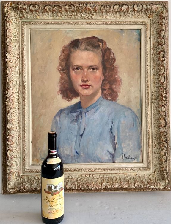 Porträt Gemälde von einer Dame unleserlich Signiert (Gebraucht) in Root für CHF 35 – mit ...