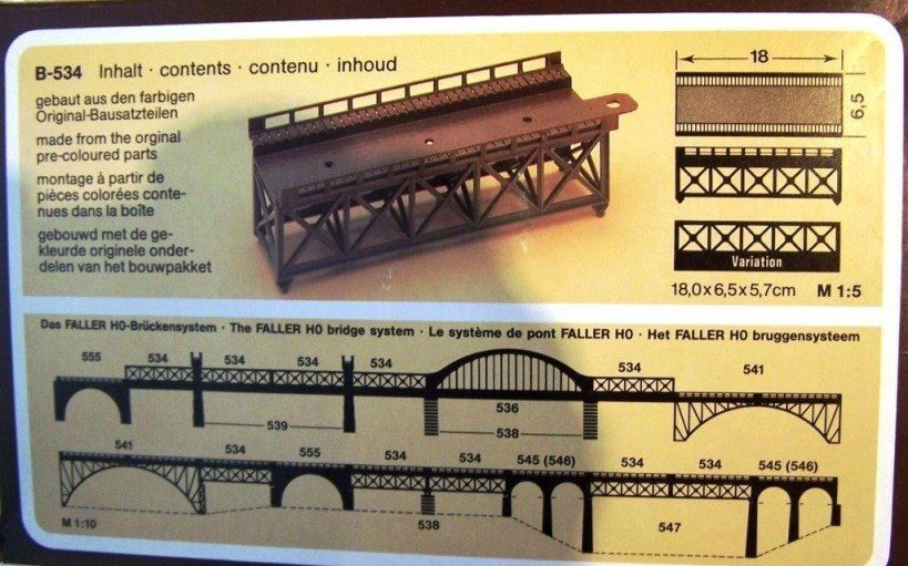 FALLER H0: B-534 Kastenbrücke, Bausatz (Neu und originalverpackt) in Brüttisellen für CHF 18 ...