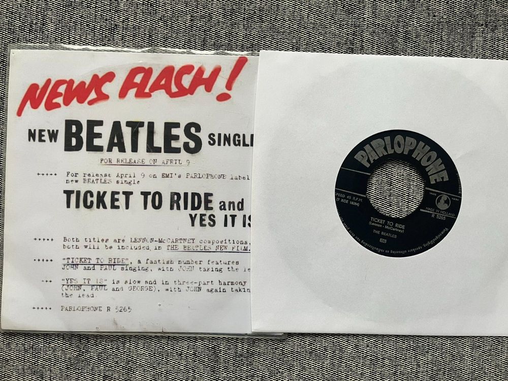 Beatles – Ticket To Ride - Single (Gebraucht) in Zofingen für CHF 6 ...