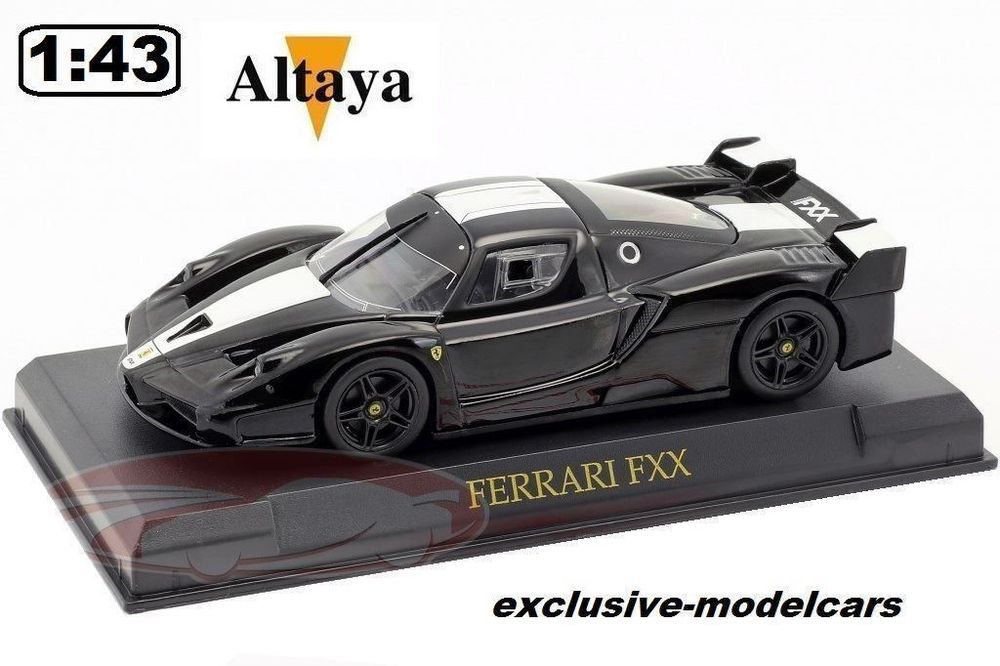 FERRARI FXX 2005 schwarz/weiss 1:43 von Altaya (Neu und originalverpackt) in Küttigen für CHF 9 ...